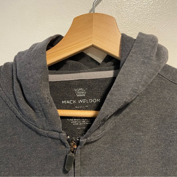 Mack Weldon | Shirts | Mack Weldon Charcoal Gray Full Zip Athleisure ...